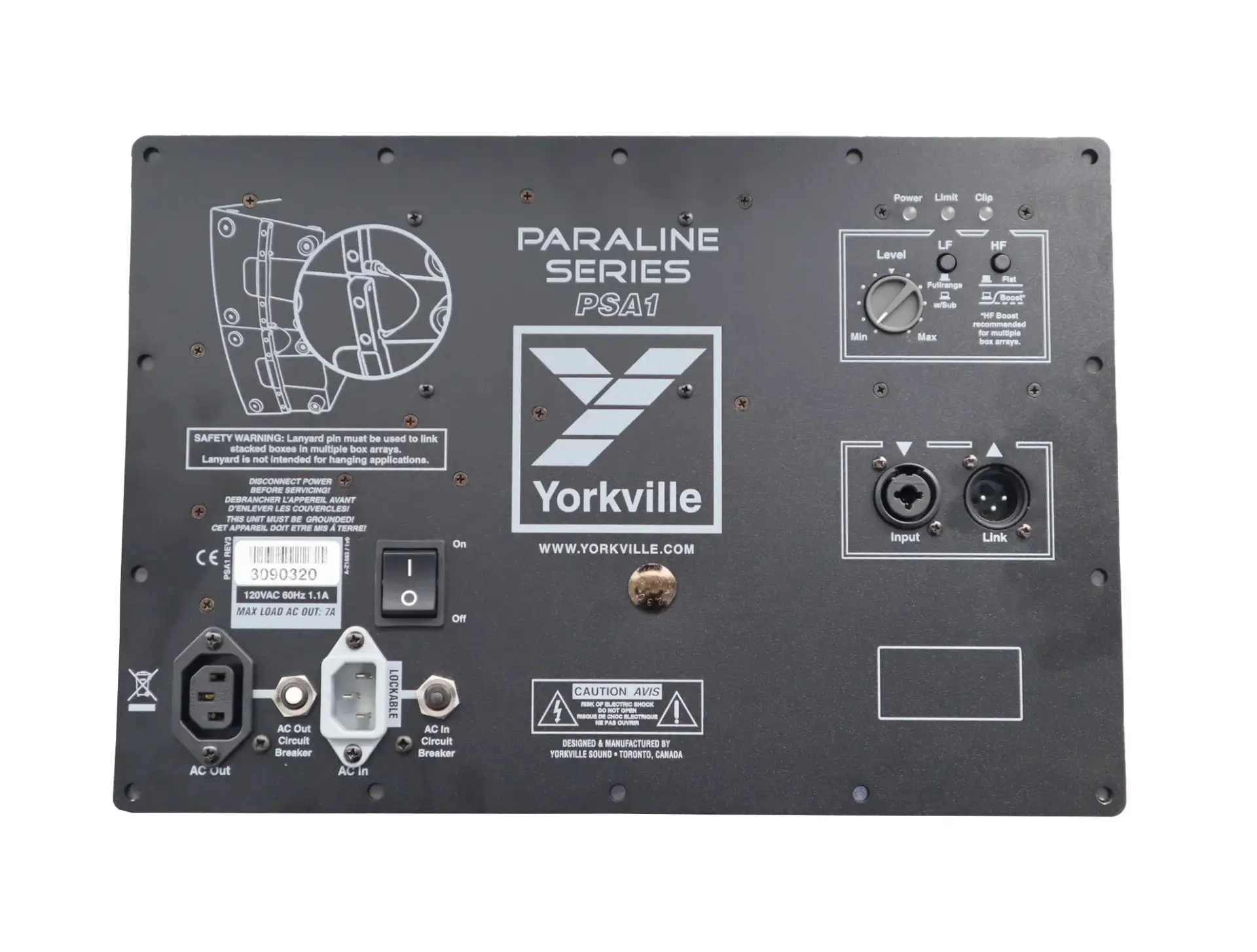 Ensamblaje de Amplificador Yorkville PSA1 Amplificador Paraline | AUVI ...